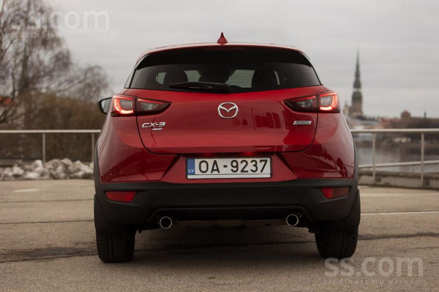 Red Mazda CX-3 2016 in Riga, with an engine capacity of 1.50 L and mileage of 0 thousand km for 9800 €, photo 7 on AUTOMOTO.COM.LV