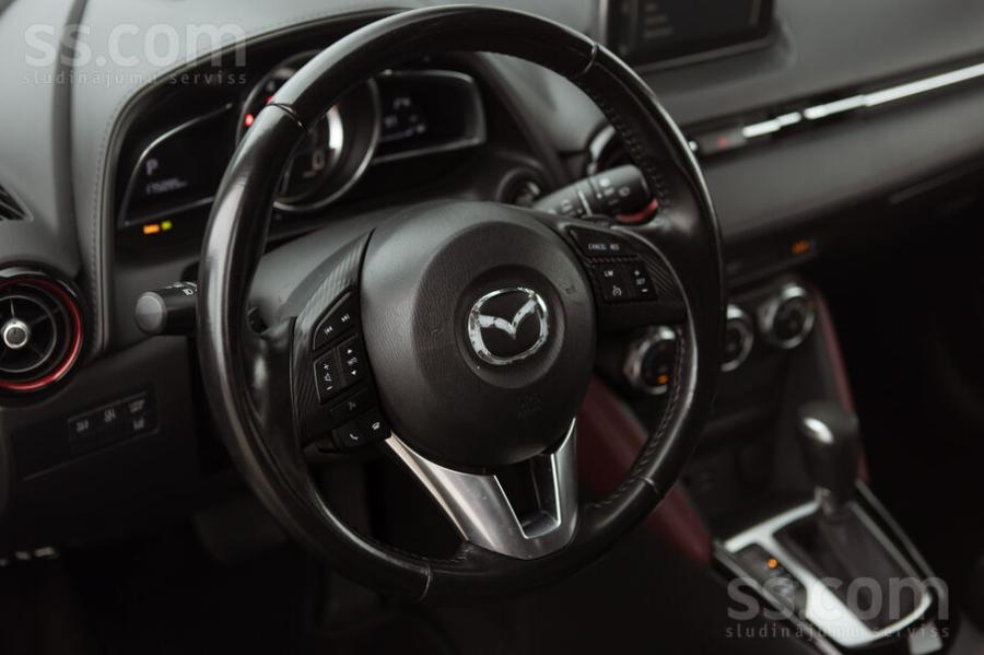 Red Mazda CX-3 2016 in Riga, with an engine capacity of 1.50 L and mileage of 0 thousand km for 9800 €, photo 16 on AUTOMOTO.COM.LV