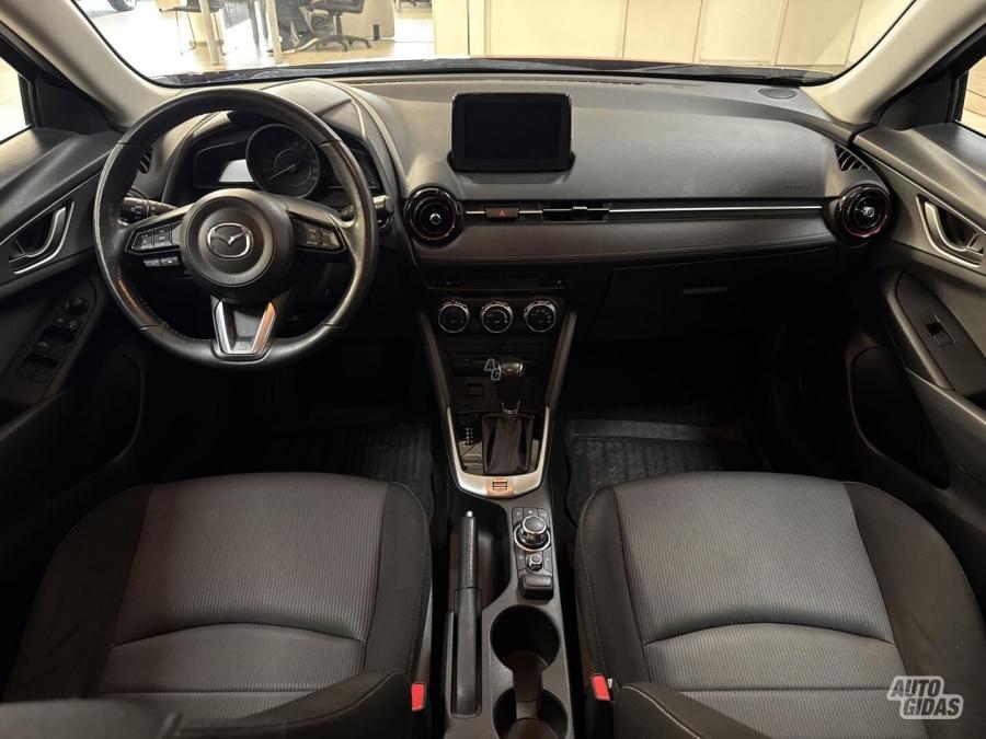 Red Mazda CX-3 2017 in Vilnius, with an engine capacity of 2.00 L and mileage of 91 thousand km for 14500 €, photo 12 on AUTOMOTO.COM.LV