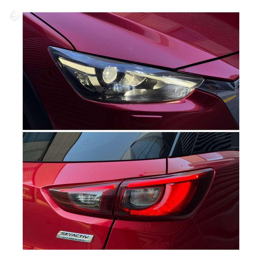 Sarkans Mazda CX-3 2017 Viļņa, ar dzinēja tilpumu 2.00 L un nobraukumu 67 tūkst. km par 15500 €, foto 9 vietnē AUTOMOTO.COM.LV