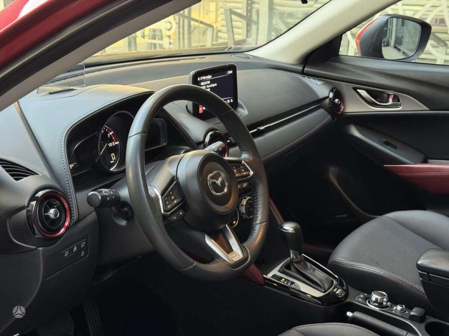 Sarkans Mazda CX-3 2017 Viļņa, ar dzinēja tilpumu 2.00 L un nobraukumu 67 tūkst. km par 15500 €, foto 14 vietnē AUTOMOTO.COM.LV