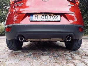 Red Mazda CX-3 2017 in Utena, with an engine capacity of 1.50 L and mileage of 126 thousand km for 13650 €, photo 22 on AUTOMOTO.COM.LV