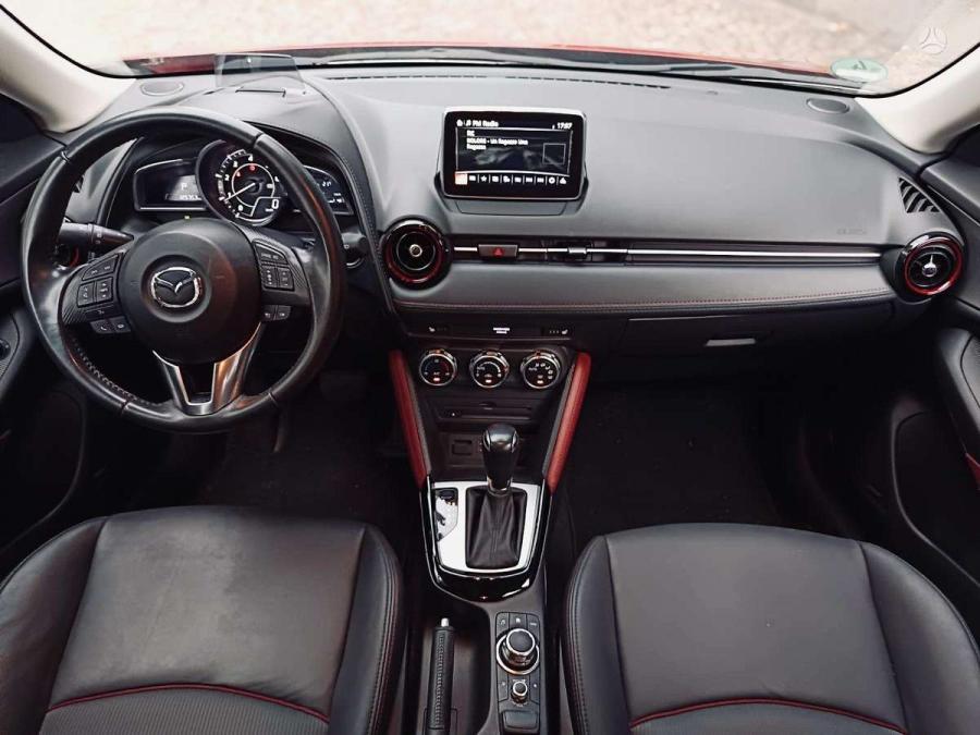 Red Mazda CX-3 2017 in Utena, with an engine capacity of 1.50 L and mileage of 126 thousand km for 13650 €, photo 53 on AUTOMOTO.COM.LV