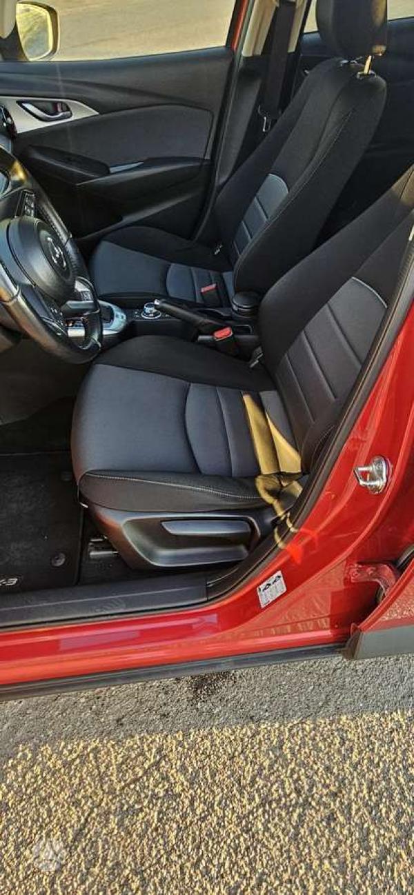 Sarkans Mazda CX-3 2017 Marijampole, ar dzinēja tilpumu 2.00 L un nobraukumu 103 tūkst. km par 13500 €, foto 3 vietnē AUTOMOTO.COM.LV