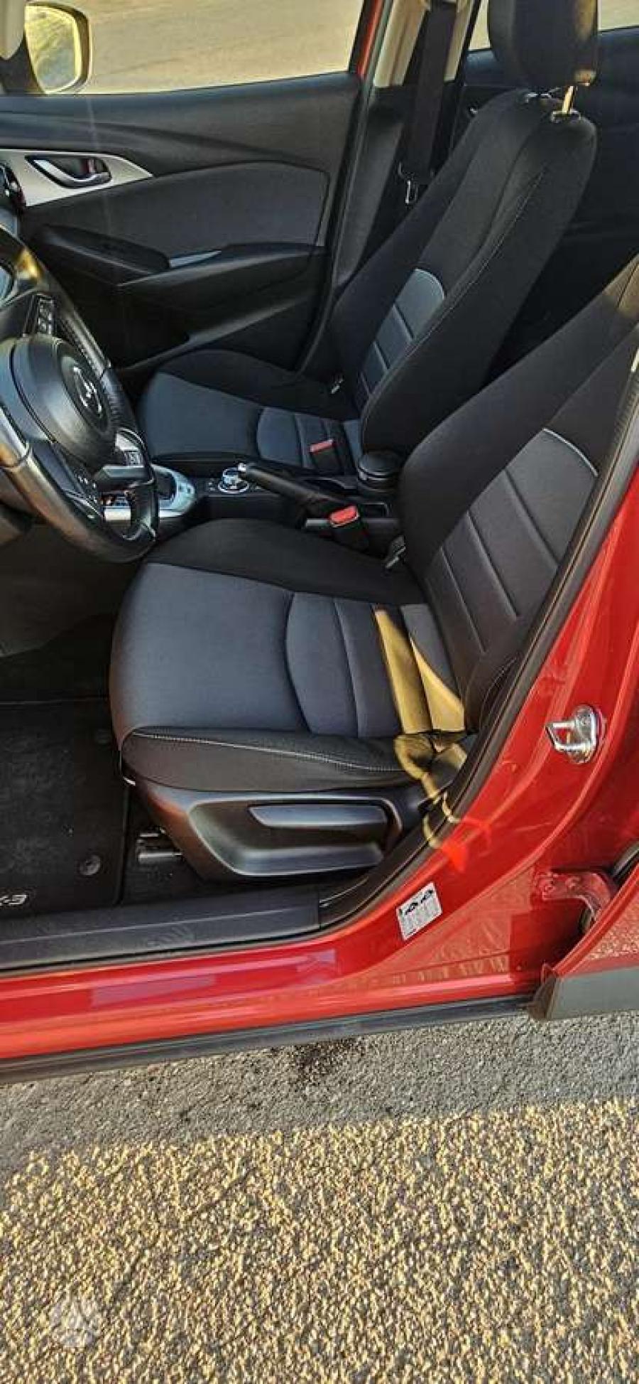 Sarkans Mazda CX-3 2017 Marijampole, ar dzinēja tilpumu 2.00 L un nobraukumu 103 tūkst. km par 13500 €, foto 4 vietnē AUTOMOTO.COM.LV