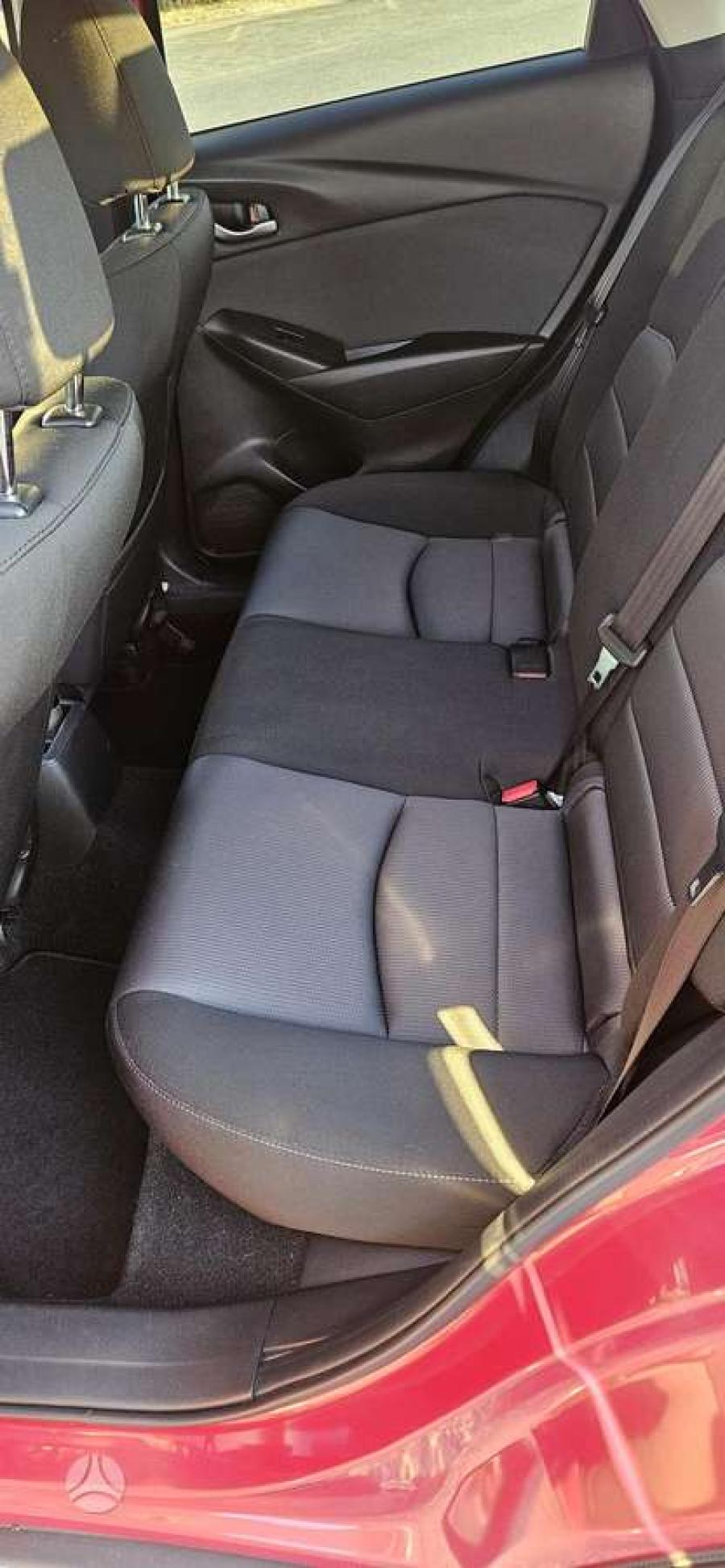 Sarkans Mazda CX-3 2017 Marijampole, ar dzinēja tilpumu 2.00 L un nobraukumu 103 tūkst. km par 13500 €, foto 9 vietnē AUTOMOTO.COM.LV