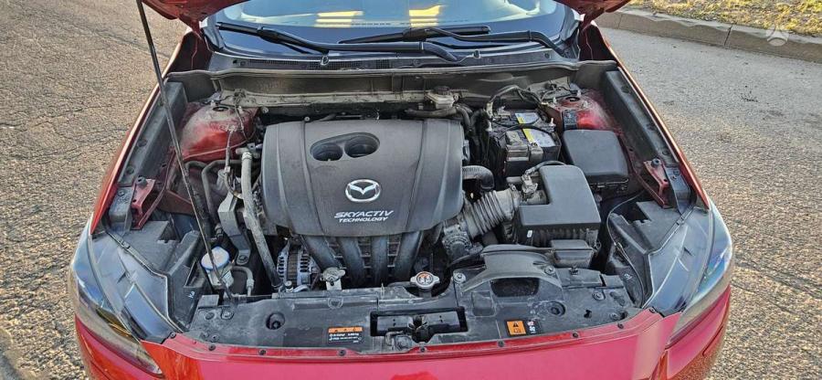 Sarkans Mazda CX-3 2017 Marijampole, ar dzinēja tilpumu 2.00 L un nobraukumu 103 tūkst. km par 13500 €, foto 33 vietnē AUTOMOTO.COM.LV