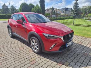 Red Mazda CX-3 2017 in Plunge, with an engine capacity of 2.00 L and mileage of 75 thousand km for 15600 €, photo  on AUTOMOTO.COM.LV
