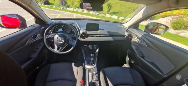Sarkans Mazda CX-3 2017 Viļņa, ar dzinēja tilpumu 2.00 L un nobraukumu 123 tūkst. km par 12900 €, foto 9 vietnē AUTOMOTO.COM.LV