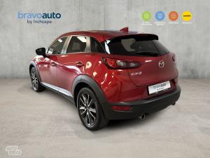 Red Mazda CX-3 2018 in Vilnius, with an engine capacity of 2.00 L and mileage of 62 thousand km for 17500 €, photo 4 on AUTOMOTO.COM.LV