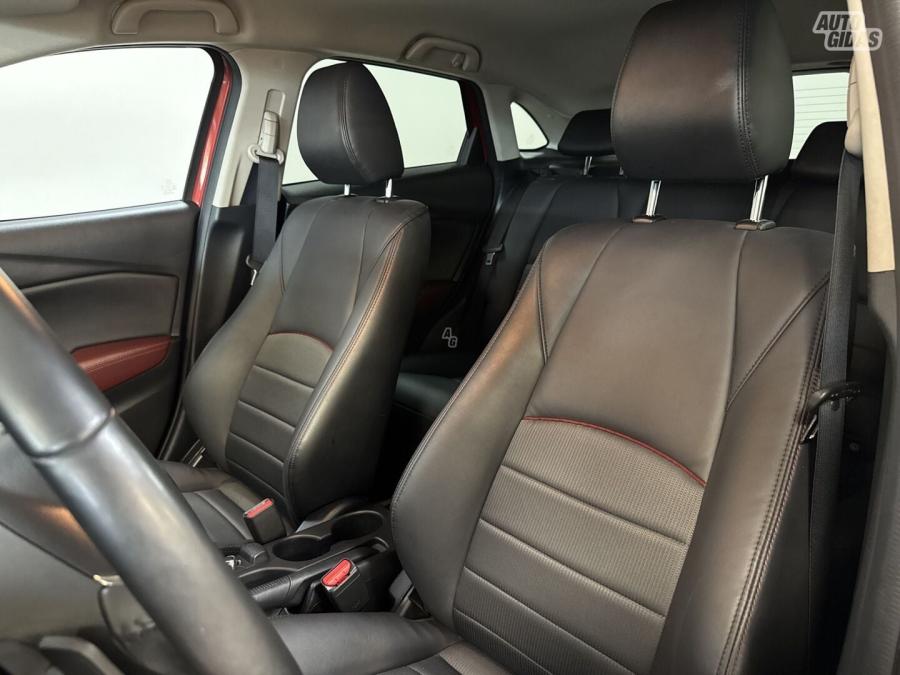 Red Mazda CX-3 2018 in Vilnius, with an engine capacity of 2.00 L and mileage of 62 thousand km for 17500 €, photo 11 on AUTOMOTO.COM.LV