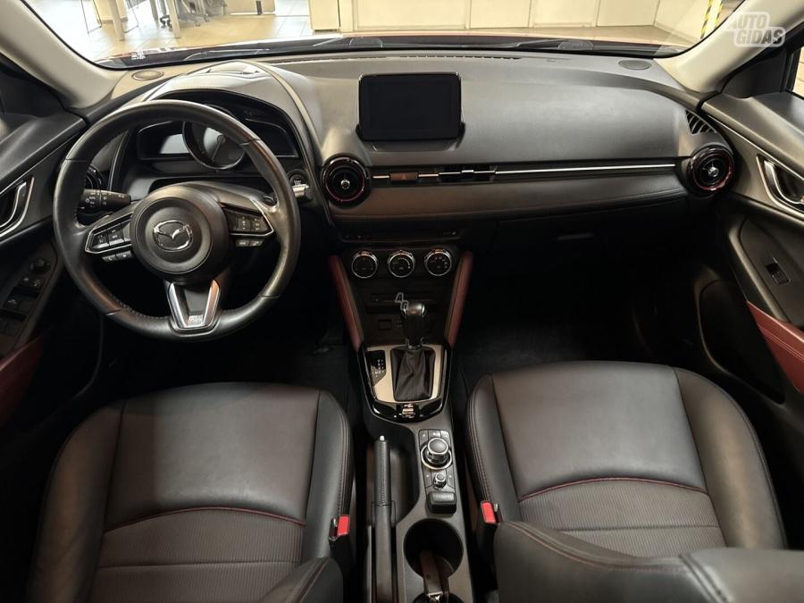 Red Mazda CX-3 2018 in Vilnius, with an engine capacity of 2.00 L and mileage of 62 thousand km for 17500 €, photo 13 on AUTOMOTO.COM.LV
