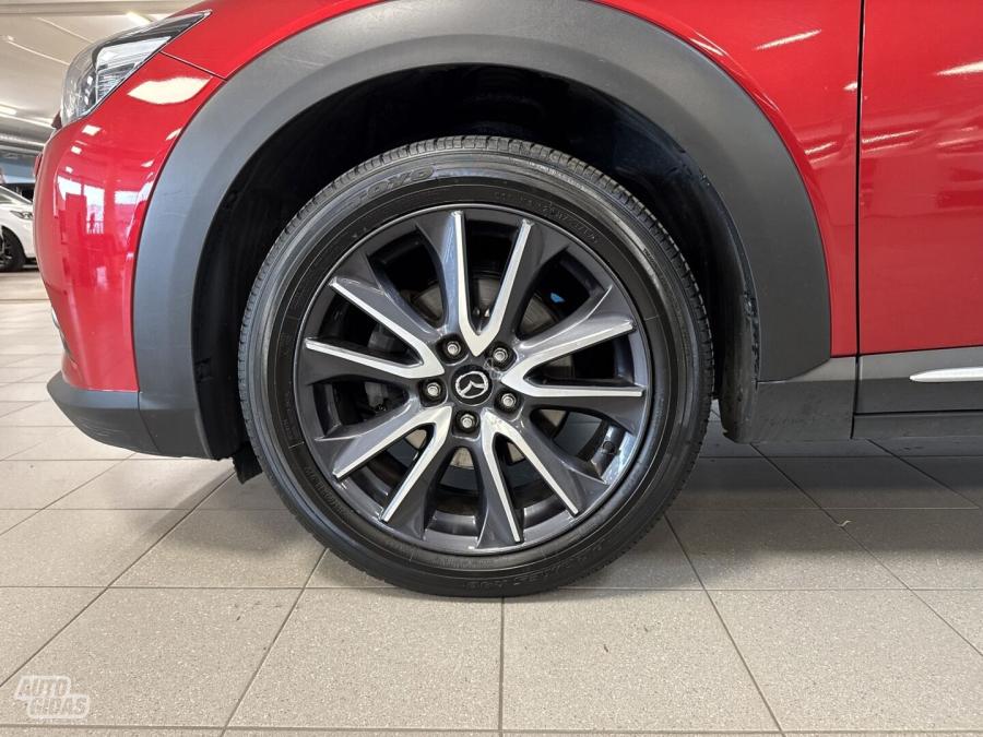 Red Mazda CX-3 2018 in Vilnius, with an engine capacity of 2.00 L and mileage of 62 thousand km for 17500 €, photo 27 on AUTOMOTO.COM.LV