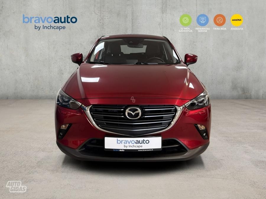 Red Mazda CX-3 2018 in Vilnius, with an engine capacity of 2.00 L and mileage of 38 thousand km for 17500 €, photo 8 on AUTOMOTO.COM.LV