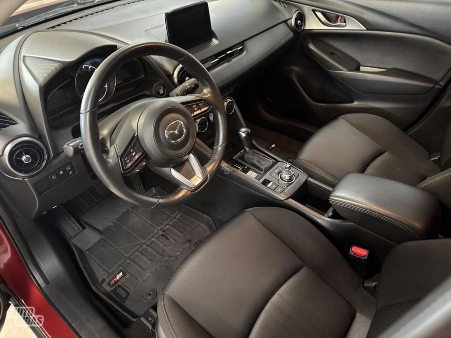 Red Mazda CX-3 2018 in Vilnius, with an engine capacity of 2.00 L and mileage of 38 thousand km for 17500 €, photo 9 on AUTOMOTO.COM.LV