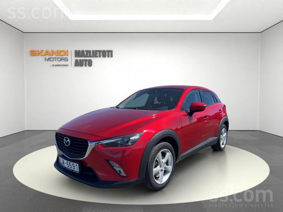 Red Mazda CX-3 2018 in Riga, with an engine capacity of 2.00 L and mileage of 224 thousand km for 9990 €, photo 1 on AUTOMOTO.COM.LV