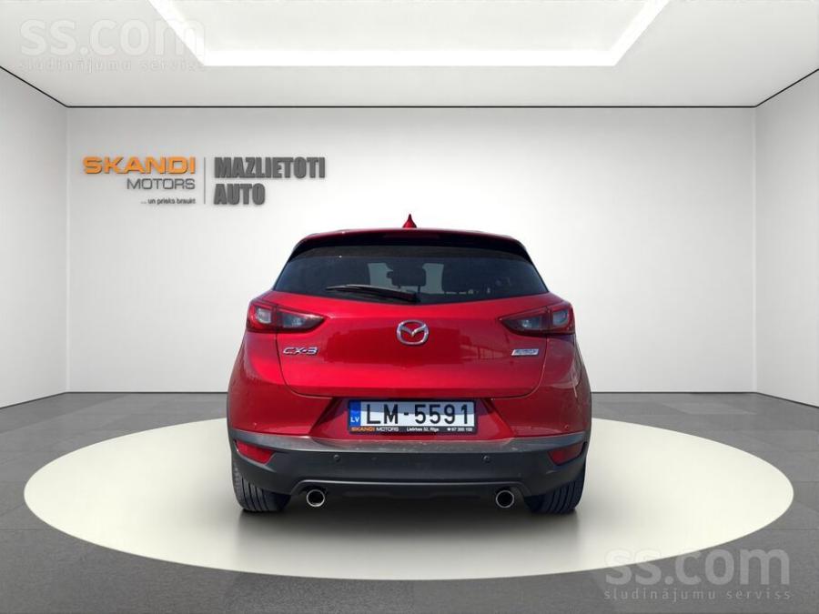 Red Mazda CX-3 2018 in Riga, with an engine capacity of 2.00 L and mileage of 224 thousand km for 9990 €, photo 6 on AUTOMOTO.COM.LV