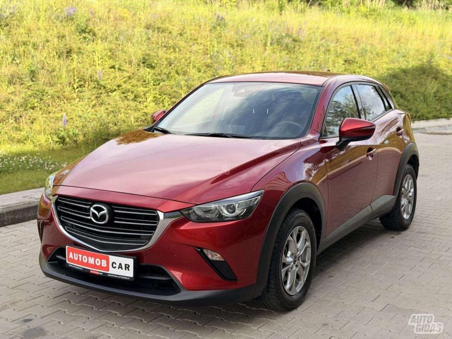 Sarkans Mazda CX-3 2018 Viļņa, ar dzinēja tilpumu 2.00 L un nobraukumu 28 tūkst. km par 12500 €, foto 1 vietnē AUTOMOTO.COM.LV