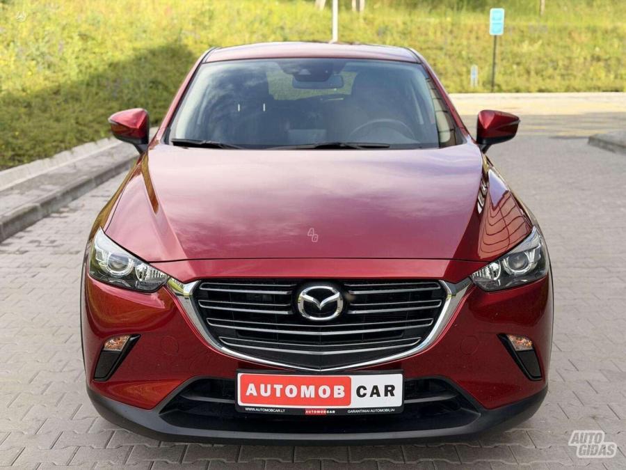 Sarkans Mazda CX-3 2018 Viļņa, ar dzinēja tilpumu 2.00 L un nobraukumu 28 tūkst. km par 12500 €, foto 3 vietnē AUTOMOTO.COM.LV