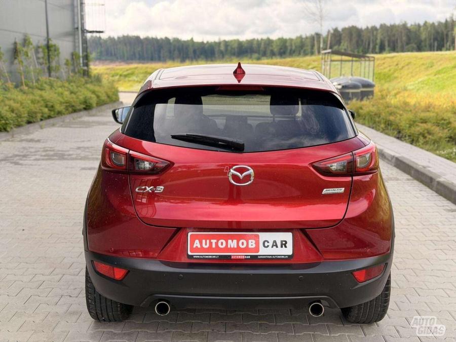 Sarkans Mazda CX-3 2018 Viļņa, ar dzinēja tilpumu 2.00 L un nobraukumu 28 tūkst. km par 12500 €, foto 7 vietnē AUTOMOTO.COM.LV