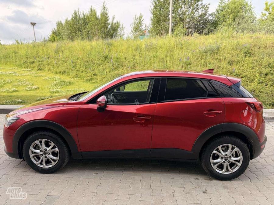 Sarkans Mazda CX-3 2018 Viļņa, ar dzinēja tilpumu 2.00 L un nobraukumu 28 tūkst. km par 12500 €, foto 9 vietnē AUTOMOTO.COM.LV
