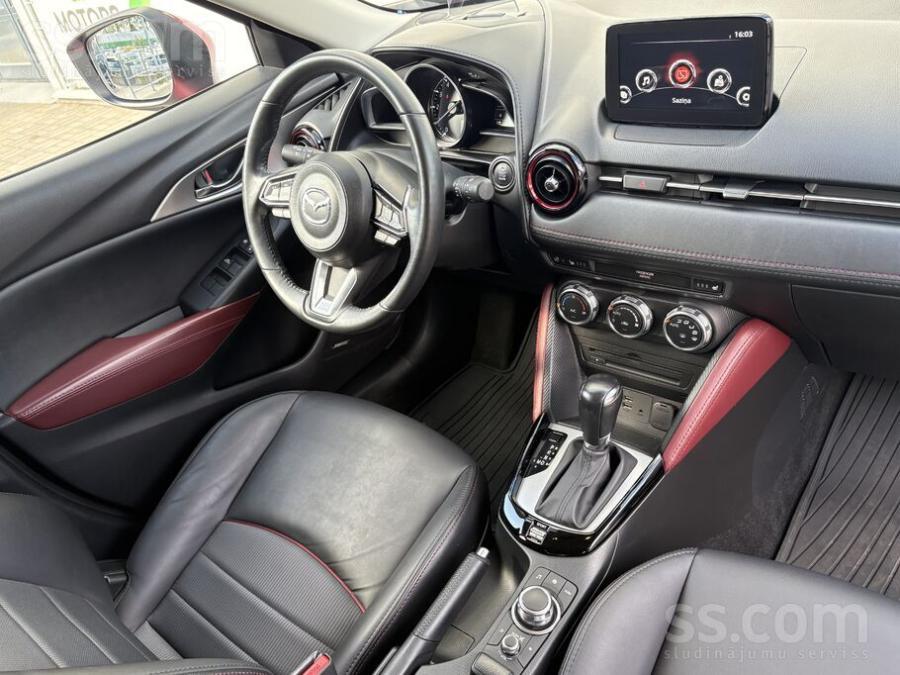 Sarkans Mazda CX-3 2018 Rīga, ar dzinēja tilpumu 2.00 L un nobraukumu 63 tūkst. km par 13900 €, foto 15 vietnē AUTOMOTO.COM.LV