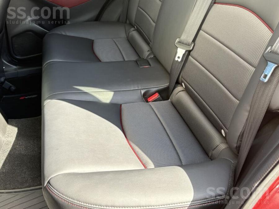 Sarkans Mazda CX-3 2018 Rīga, ar dzinēja tilpumu 2.00 L un nobraukumu 63 tūkst. km par 13900 €, foto 23 vietnē AUTOMOTO.COM.LV
