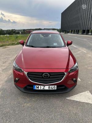 Sarkans Mazda CX-3 2019 Viļņa, ar dzinēja tilpumu 2.00 L un nobraukumu 102 tūkst. km par 15200 €, foto  vietnē AUTOMOTO.COM.LV