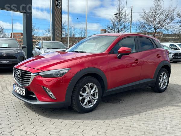 Sarkans Mazda CX-3 2015 Liepāja, ar dzinēja tilpumu 2.00 L un nobraukumu 135 tūkst. km par 10700 €, foto 1 vietnē AUTOMOTO.COM.LV