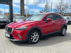 Sarkans Mazda CX-3 2015 Liepāja, ar dzinēja tilpumu 2.00 L un nobraukumu 135 tūkst. km par 10700 €, foto  vietnē AUTOMOTO.COM.LV