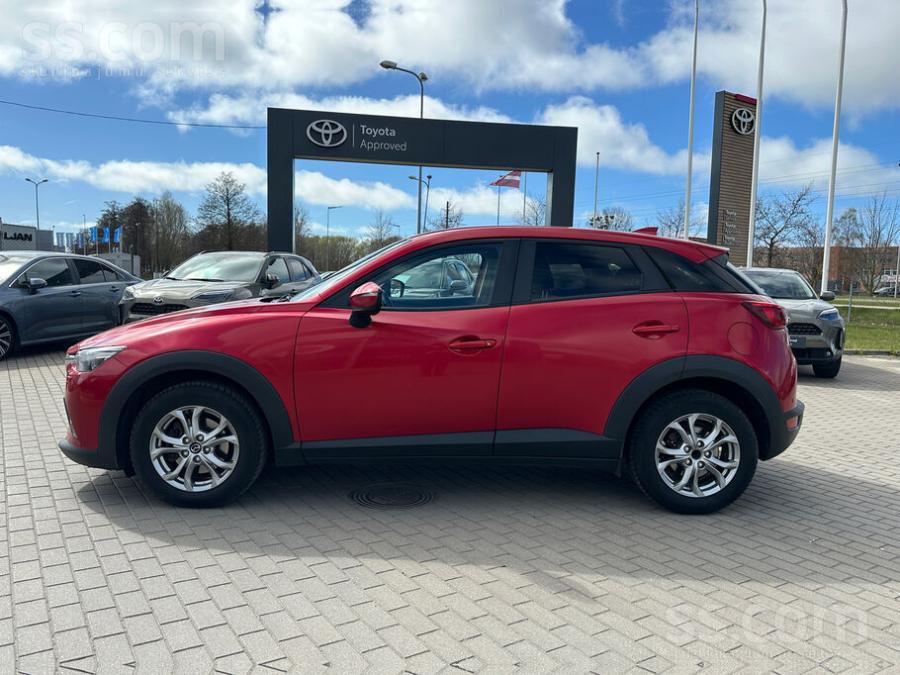 Sarkans Mazda CX-3 2015 Liepāja, ar dzinēja tilpumu 2.00 L un nobraukumu 135 tūkst. km par 10700 €, foto 3 vietnē AUTOMOTO.COM.LV
