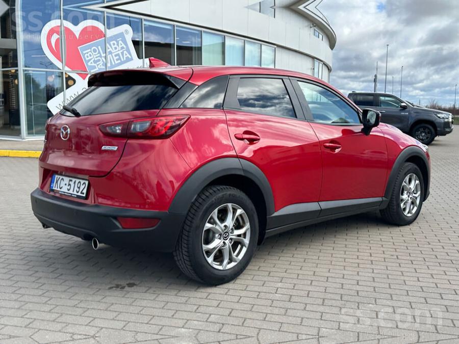 Sarkans Mazda CX-3 2015 Liepāja, ar dzinēja tilpumu 2.00 L un nobraukumu 135 tūkst. km par 10700 €, foto 7 vietnē AUTOMOTO.COM.LV