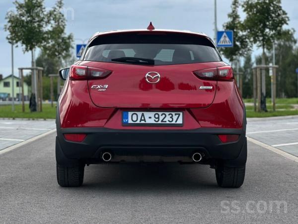 Red Mazda CX-3 2016 in Jelgava, with an engine capacity of 1.50 L and mileage of 0 thousand km for 10490 €, photo 7 on AUTOMOTO.COM.LV