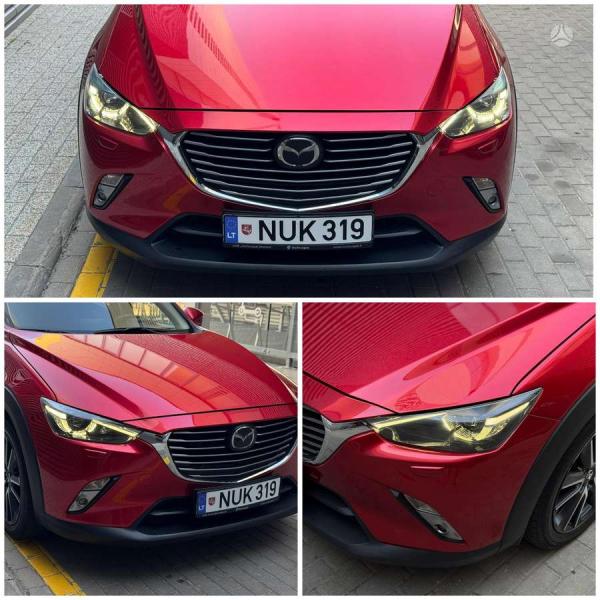 Sarkans Mazda CX-3 2017 Viļņa, ar dzinēja tilpumu 2.00 L un nobraukumu 67 tūkst. km par 15500 €, foto 9 vietnē AUTOMOTO.COM.LV
