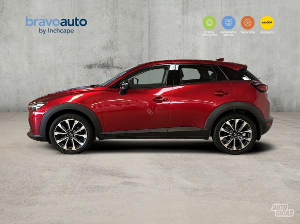 Red Mazda CX-3 2021 in Vilnius, with an engine capacity of 2.00 L and mileage of 91 thousand km for 19500 €, photo 2 on AUTOMOTO.COM.LV