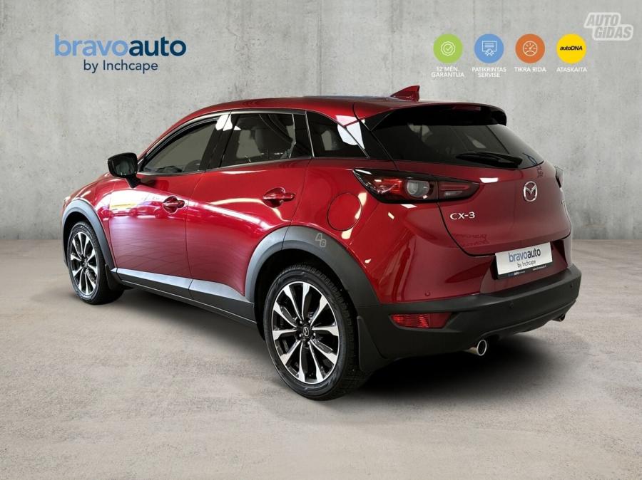Sarkans Mazda CX-3 2021 Viļņa, ar dzinēja tilpumu 2.00 L un nobraukumu 91 tūkst. km par 19500 €, foto 4 vietnē AUTOMOTO.COM.LV