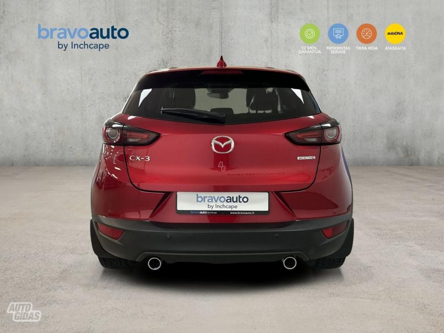 Sarkans Mazda CX-3 2021 Viļņa, ar dzinēja tilpumu 2.00 L un nobraukumu 91 tūkst. km par 19500 €, foto 5 vietnē AUTOMOTO.COM.LV