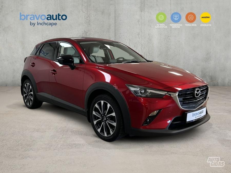 Sarkans Mazda CX-3 2021 Viļņa, ar dzinēja tilpumu 2.00 L un nobraukumu 91 tūkst. km par 19500 €, foto 7 vietnē AUTOMOTO.COM.LV