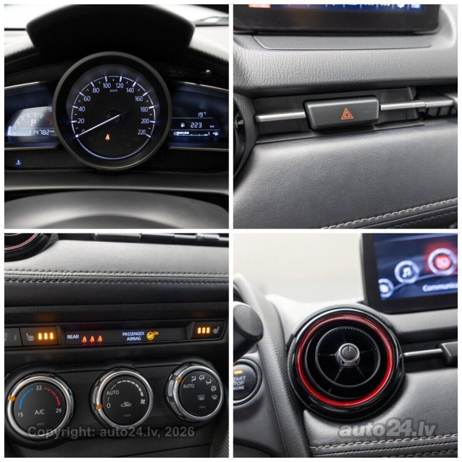 Mazda CX-3 2018 Jehvi, ar dzinēja tilpumu 2.00 L un nobraukumu 115 tūkst. km par 14000 €, foto 24 vietnē AUTOMOTO.COM.LV
