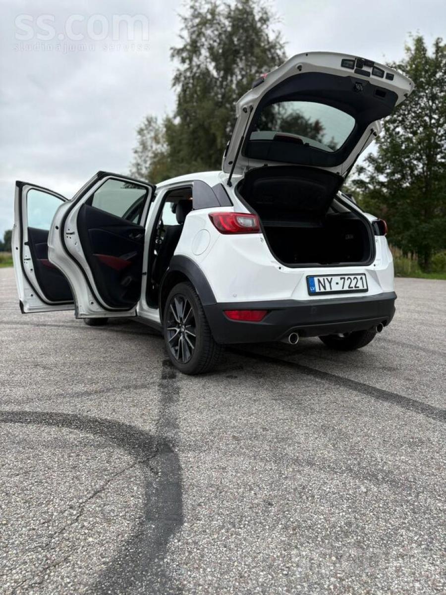 Balts Mazda CX-3 2015 Ventspils, ar dzinēja tilpumu 1.50 L un nobraukumu 198 tūkst. km par 9500 €, foto 9 vietnē AUTOMOTO.COM.LV