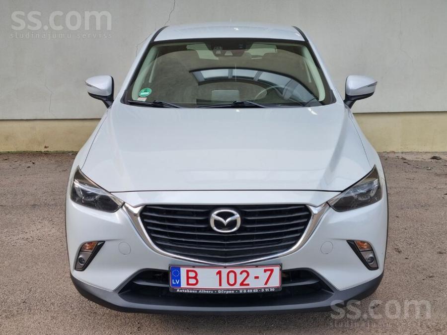 Balts Mazda CX-3 2015 Ogre, ar dzinēja tilpumu 1.50 L un nobraukumu 173 tūkst. km par 8650 €, foto 3 vietnē AUTOMOTO.COM.LV