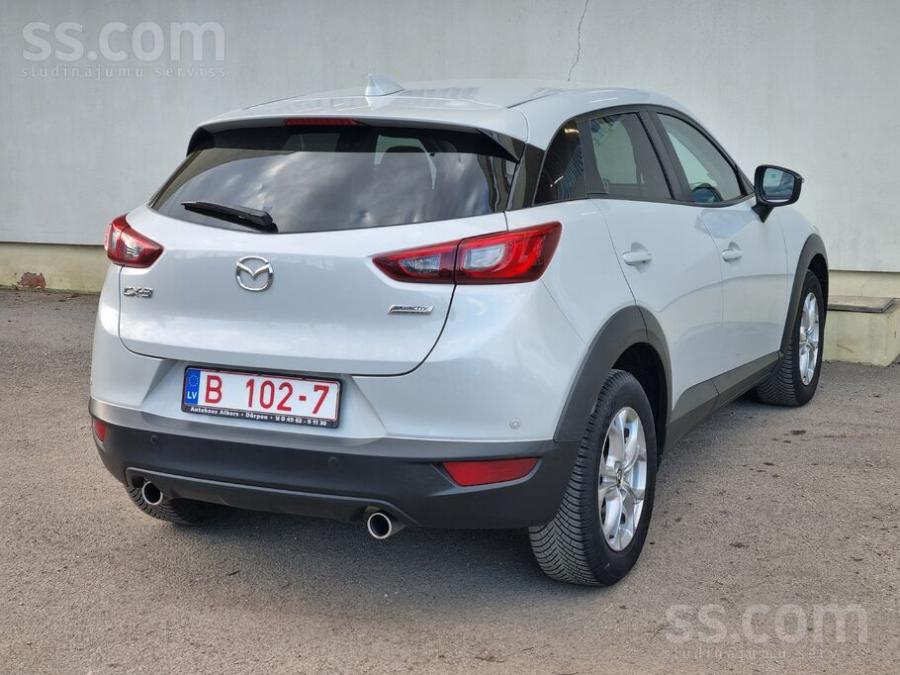 Balts Mazda CX-3 2015 Ogre, ar dzinēja tilpumu 1.50 L un nobraukumu 173 tūkst. km par 8650 €, foto 9 vietnē AUTOMOTO.COM.LV