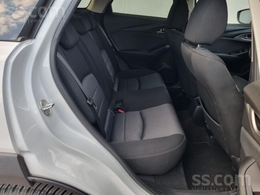 Balts Mazda CX-3 2015 Ogre, ar dzinēja tilpumu 1.50 L un nobraukumu 173 tūkst. km par 8650 €, foto 12 vietnē AUTOMOTO.COM.LV
