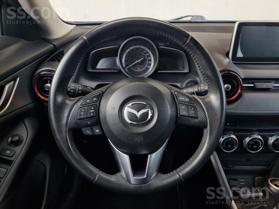 Balts Mazda CX-3 2015 Ogre, ar dzinēja tilpumu 1.50 L un nobraukumu 173 tūkst. km par 8650 €, foto 16 vietnē AUTOMOTO.COM.LV