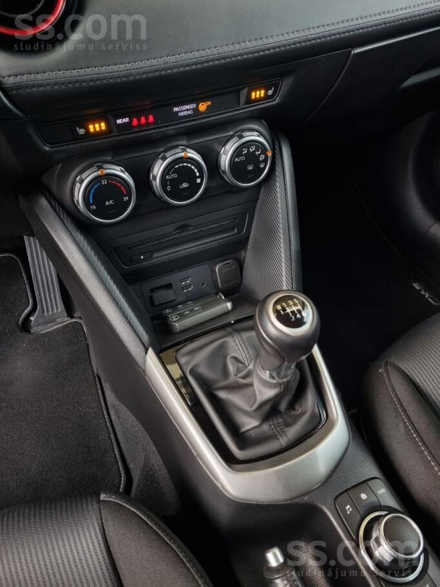 Balts Mazda CX-3 2015 Ogre, ar dzinēja tilpumu 1.50 L un nobraukumu 173 tūkst. km par 8650 €, foto 19 vietnē AUTOMOTO.COM.LV