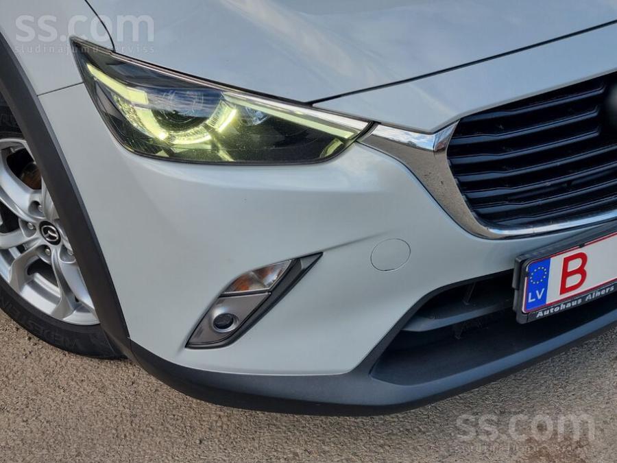 Balts Mazda CX-3 2015 Ogre, ar dzinēja tilpumu 1.50 L un nobraukumu 173 tūkst. km par 8650 €, foto 26 vietnē AUTOMOTO.COM.LV