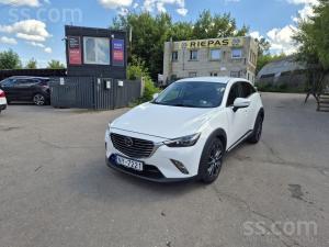 Balts Mazda CX-3 2015 Rīga, ar dzinēja tilpumu 1.50 L un nobraukumu 201 tūkst. km par 10490 €, foto 5 vietnē AUTOMOTO.COM.LV