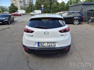 Balts Mazda CX-3 2015 Rīga, ar dzinēja tilpumu 1.50 L un nobraukumu 201 tūkst. km par 10490 €, foto 8 vietnē AUTOMOTO.COM.LV