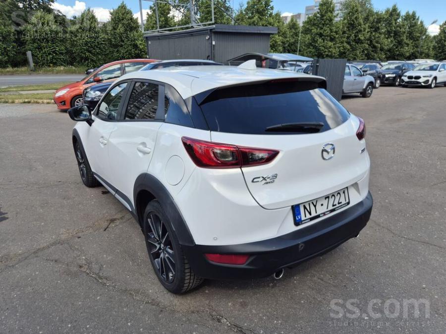 Balts Mazda CX-3 2015 Rīga, ar dzinēja tilpumu 1.50 L un nobraukumu 201 tūkst. km par 10490 €, foto 9 vietnē AUTOMOTO.COM.LV