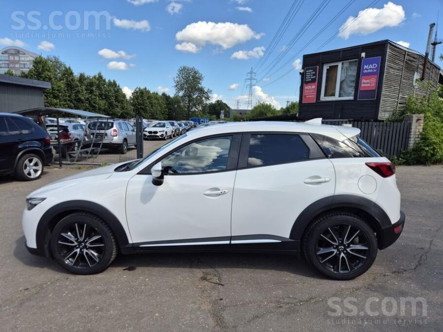 Balts Mazda CX-3 2015 Rīga, ar dzinēja tilpumu 1.50 L un nobraukumu 201 tūkst. km par 10490 €, foto 10 vietnē AUTOMOTO.COM.LV